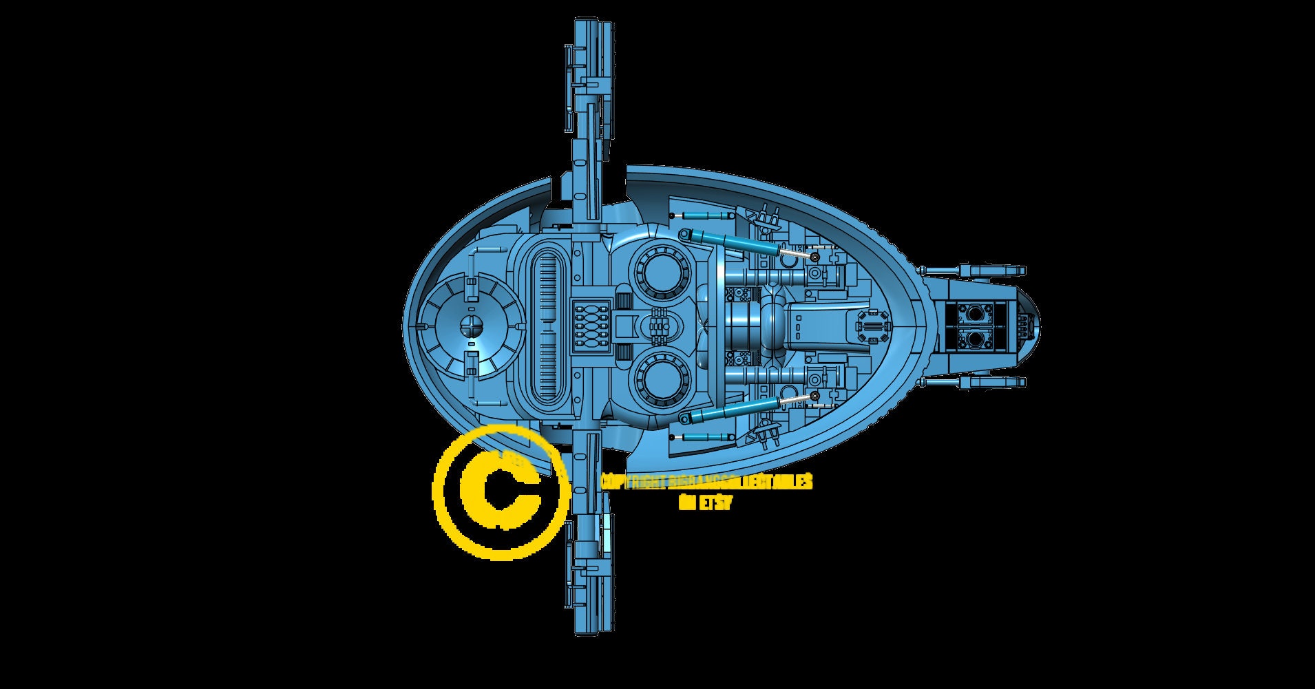 Slave 1 (firespray) Stl Files for 3d Printing - Etsy