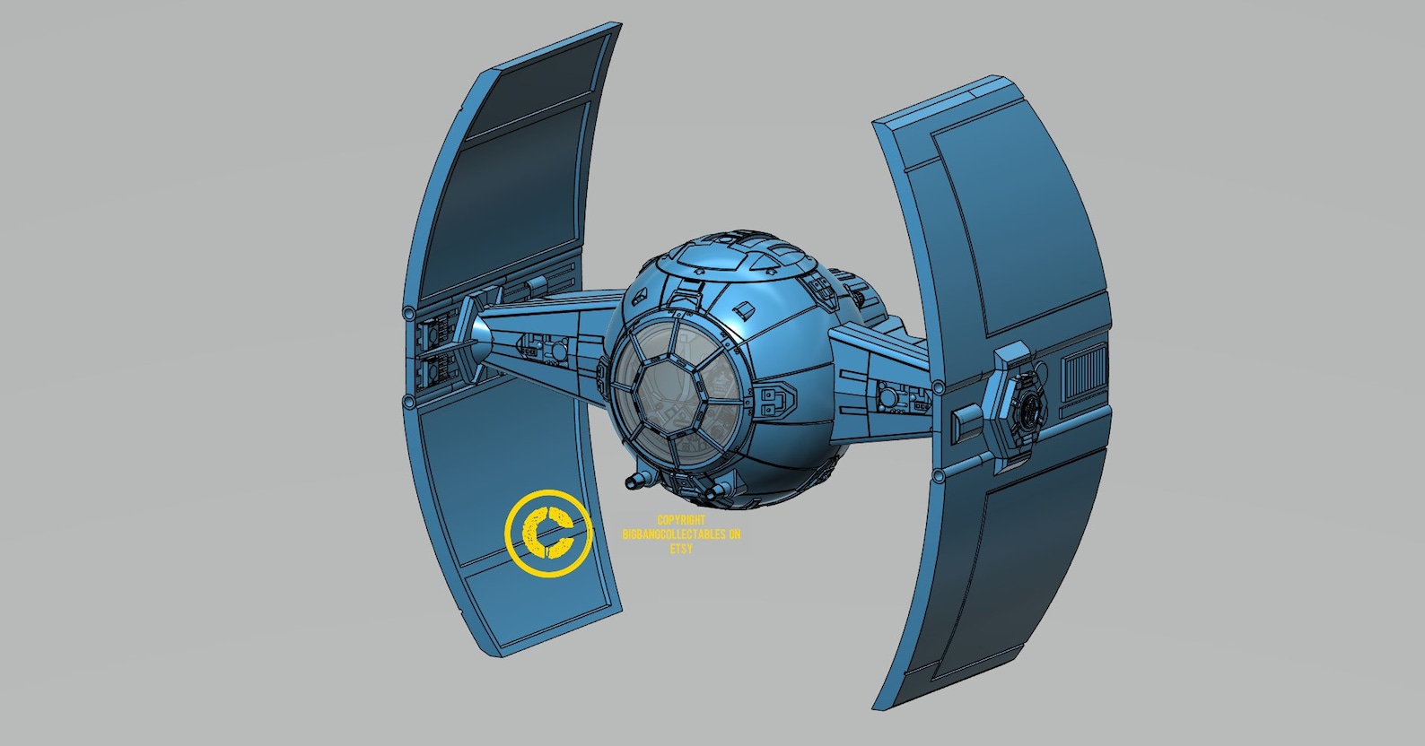 TIE Advanced stl. Files for 3d Printing - Etsy UK