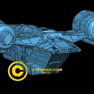 Razor Crest Class Gunship Stl Files for 3d Printing - Etsy