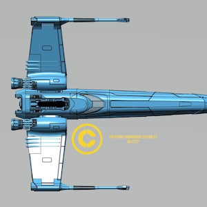 X Wing Aero Concept (stl. Files for 3D Printing) - Etsy