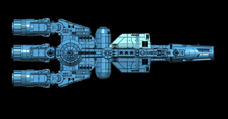 Correlian Gunship .stl Files for 3d Printing - Etsy