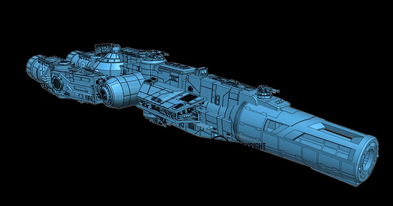 Correlian Gunship .stl Files for 3d Printing - Etsy