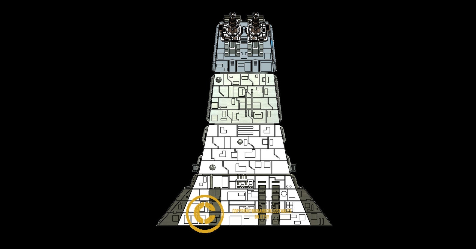 Death Star Turbo Laser Turret Stl Files for 3d Printing - Etsy