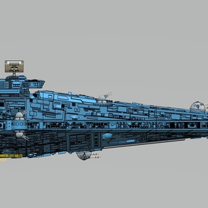 Xarran Class Frigate Stl. Files for 3d Printing - Etsy