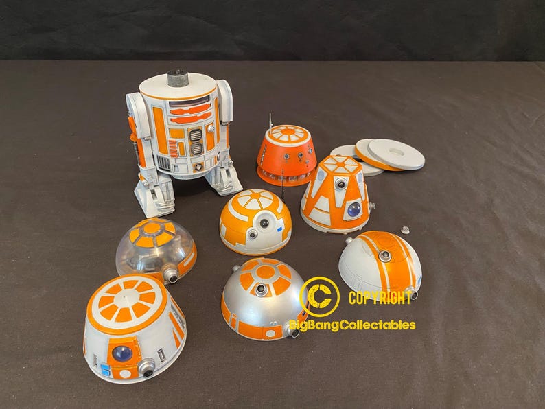 R Series Droid With Interchangeable Heads (digital Files) - Etsy