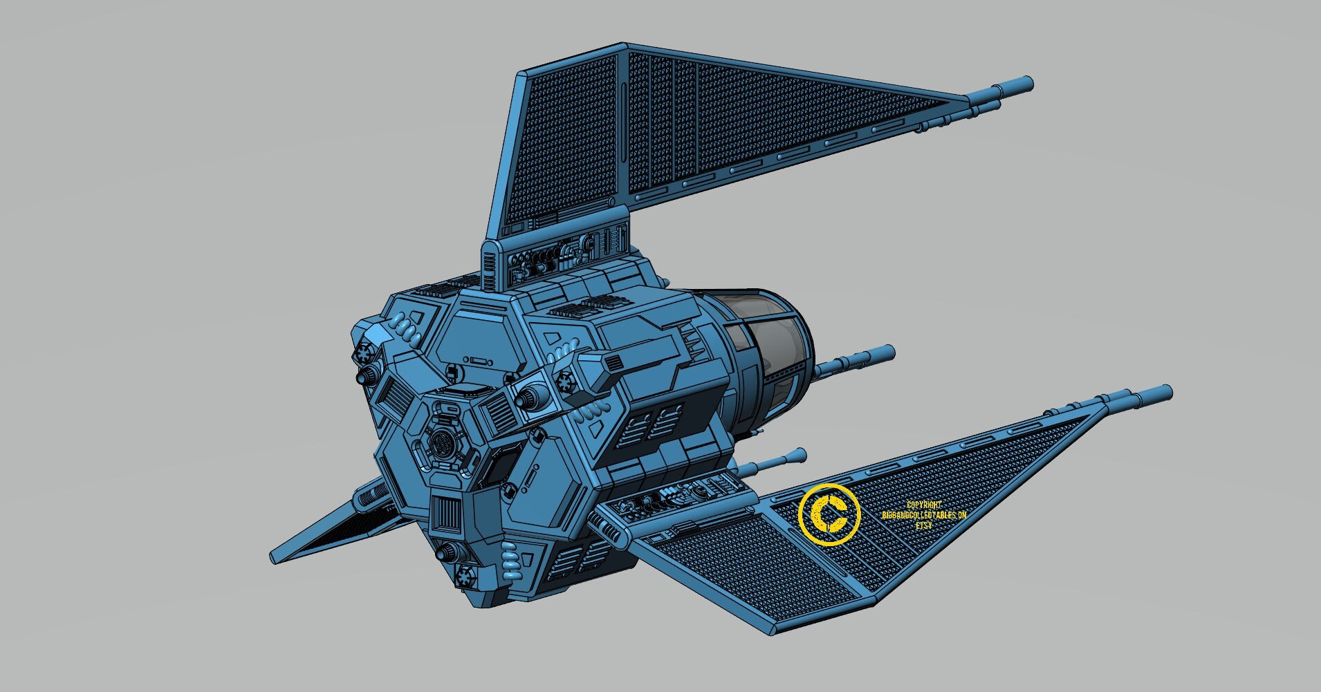 TIE Phantom stl. files for 3d printing | Etsy