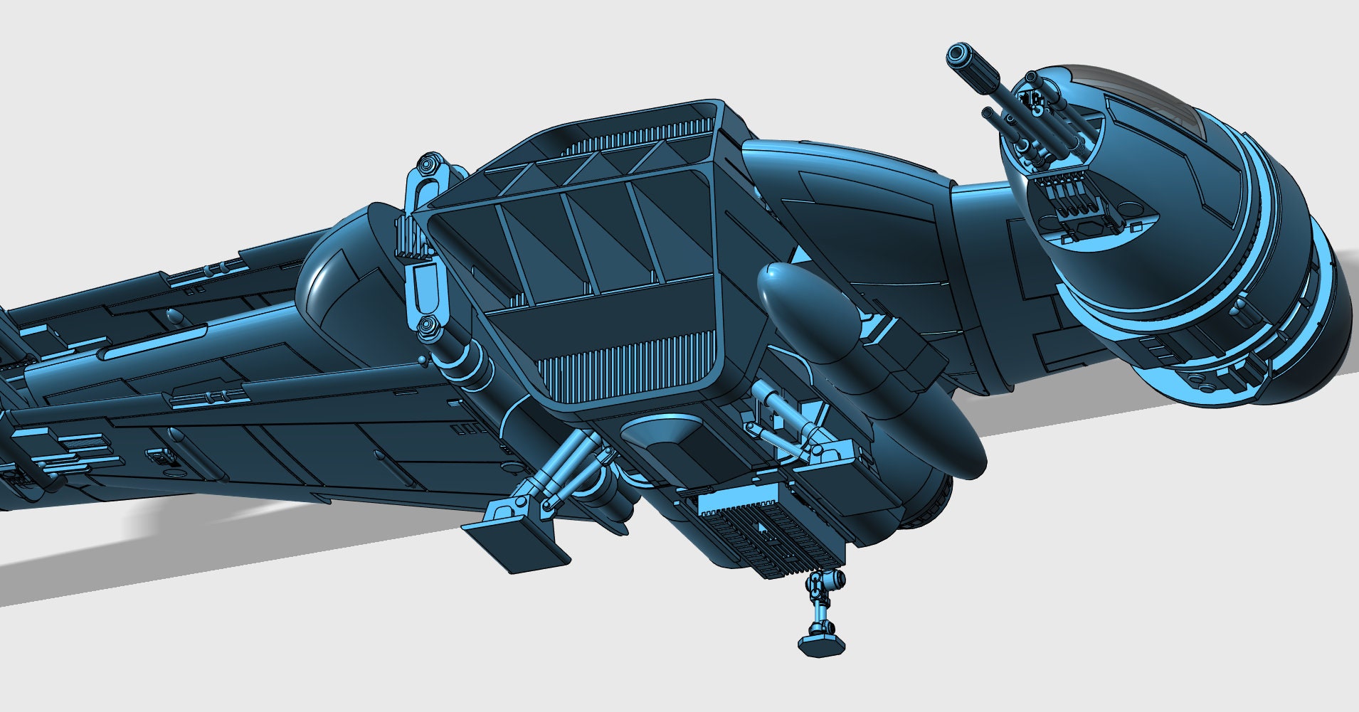 B Wing (stl Files for 3d Printing) - Etsy