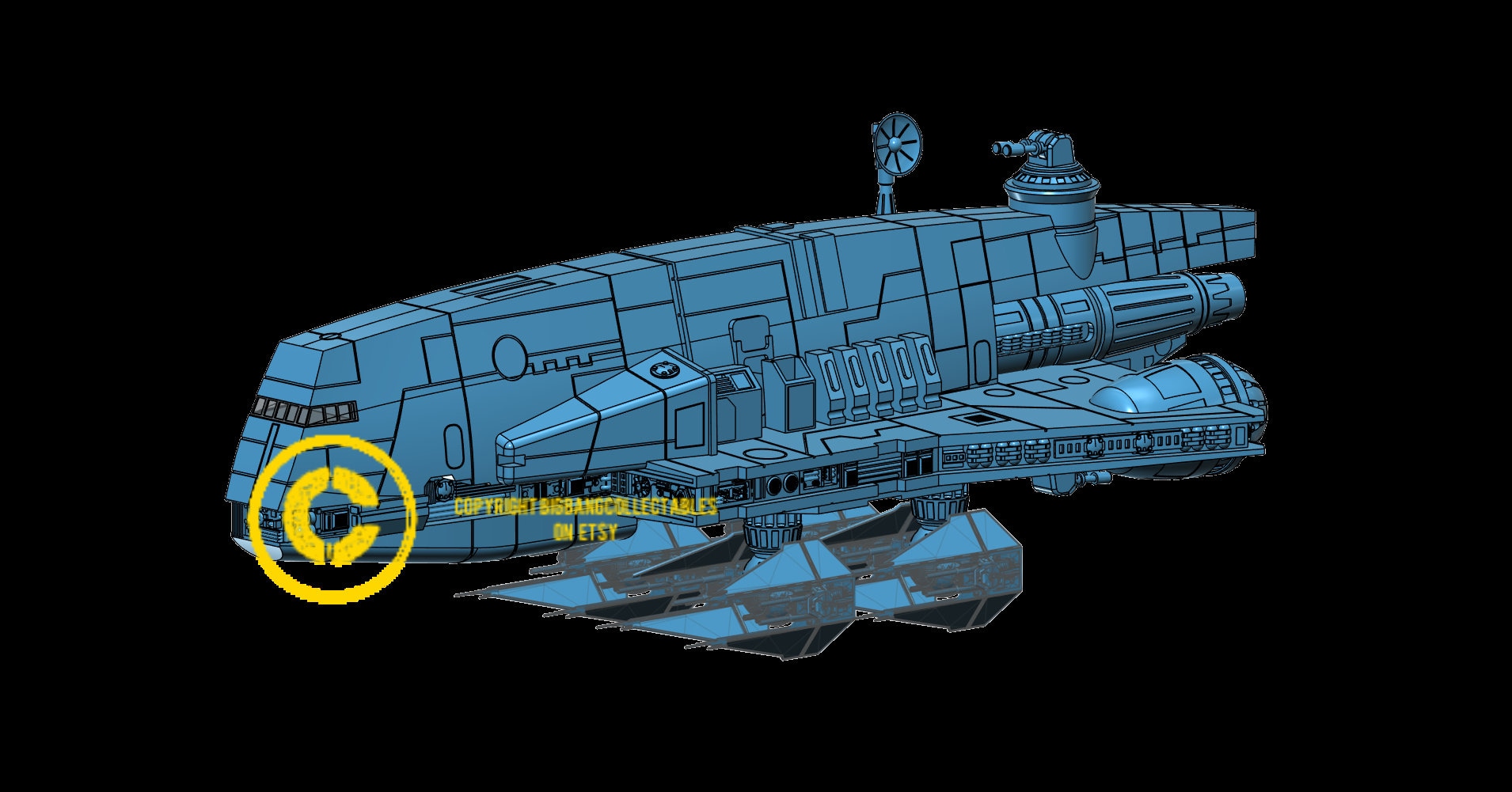 Imperial Gozanti Class Cruiser Stl Files for 3d Printing - Etsy Australia