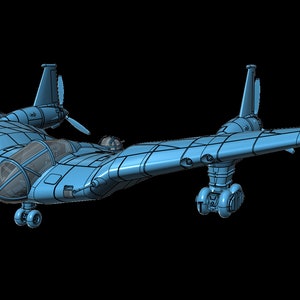 BV-38 Flying Wing From Raiders of the Lost Ark (3d Files) - Etsy