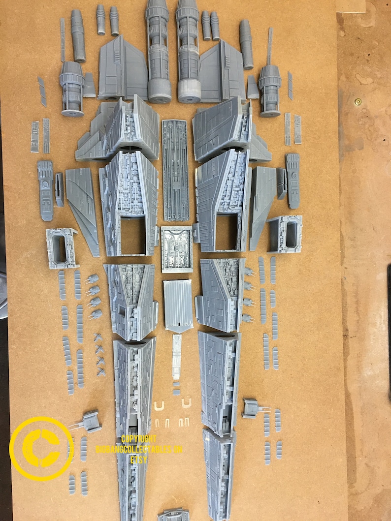 Venator Star Destroyer Stl. Files for 3d Printing - Etsy