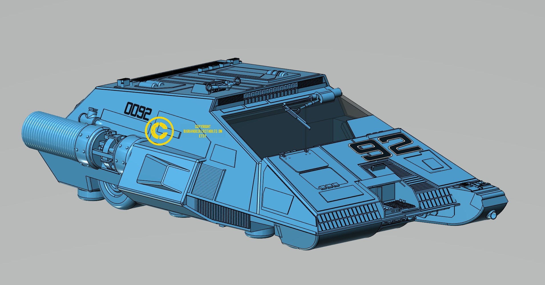 Blade Runner Alfa Romeo Spinner (stl Files for 3d Printing) - Etsy UK