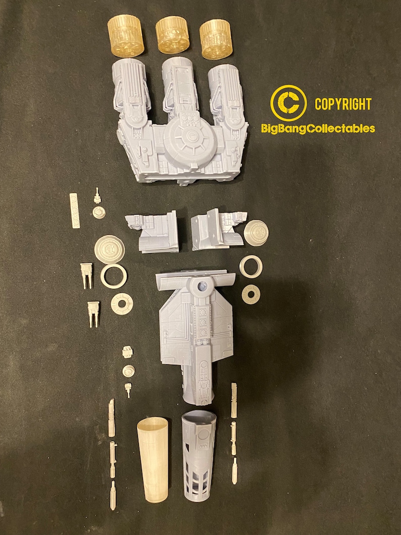Correlian Gunship (.stl Files for 3d Printing) - Etsy
