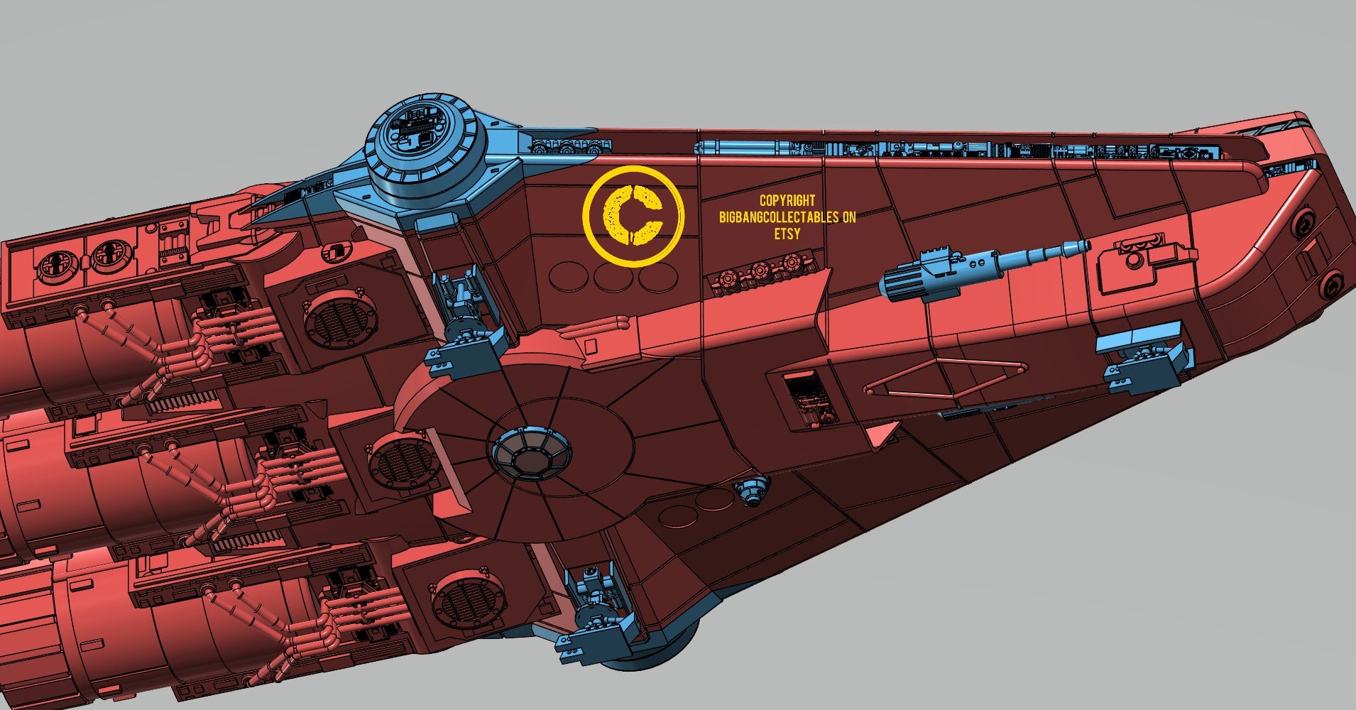 YT Freighter Concept stl. Files for 3d Printing - Etsy Canada