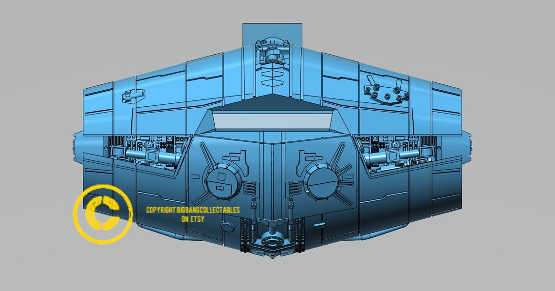 CR90 Corvette "blockade Runner" Stl Files for 3d Printing - Etsy