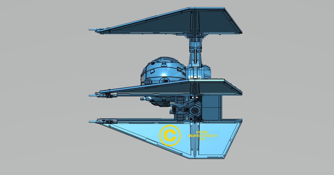 TIE Defender stl Files for 3d Printing - Etsy