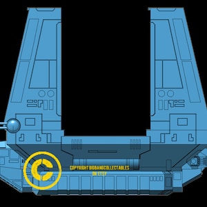 Zeta Class Cargo Shuttle. STL Files for 3d Printing - Etsy