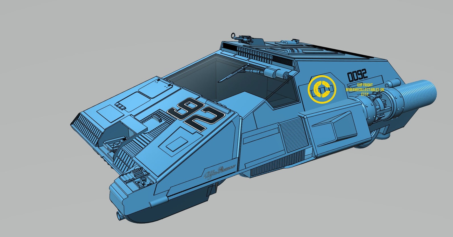 Blade Runner Alfa Romeo Spinner (stl Files for 3d Printing) - Etsy UK