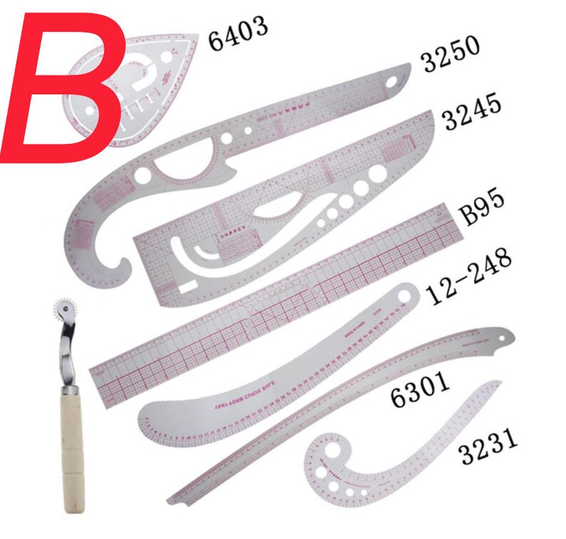 9PCS/SET Regla de corte coser pies sastre-foot put Yardstick | Etsy