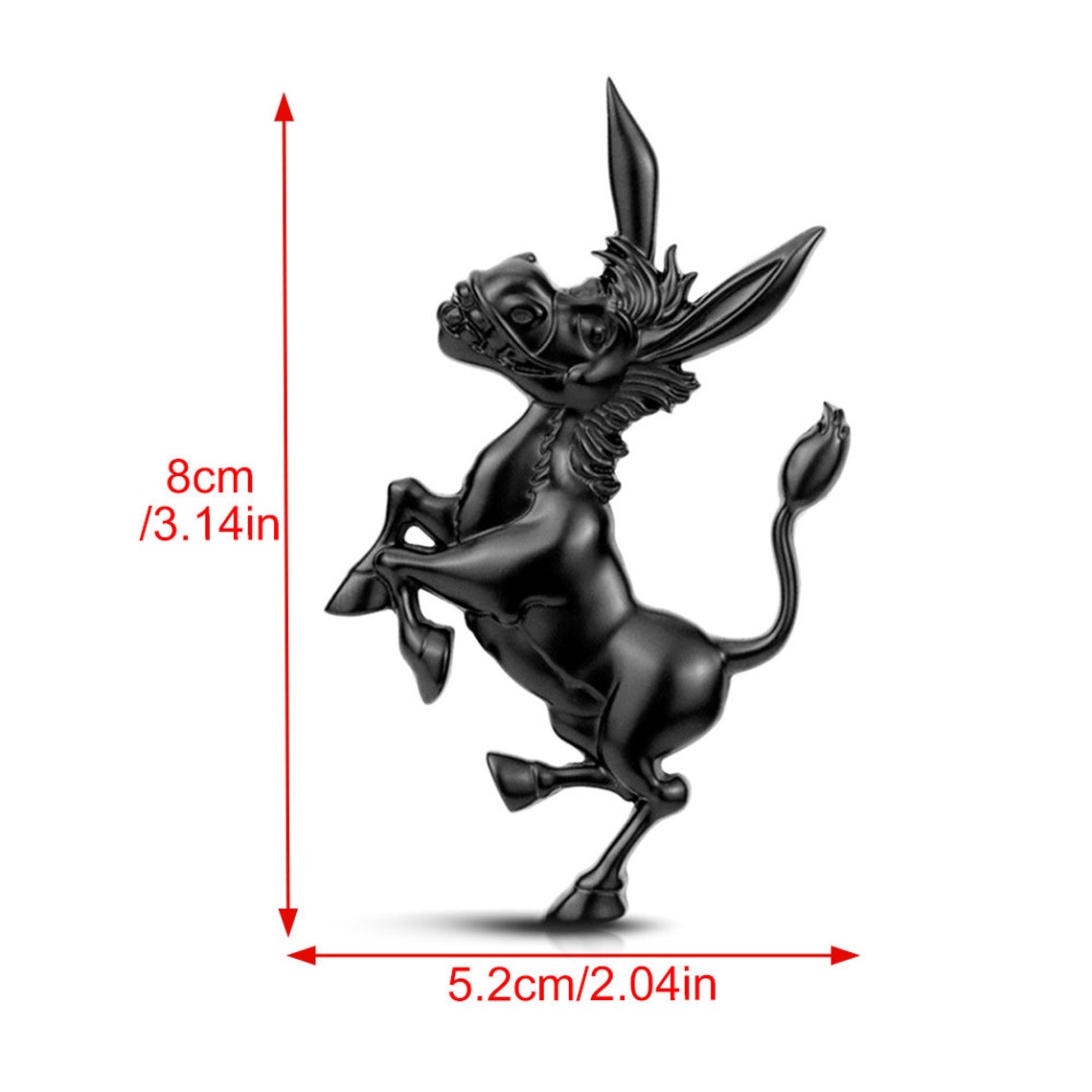 Donkey Car Decal Emblem Badge 3D Premium Metal Decal Sticker | Etsy