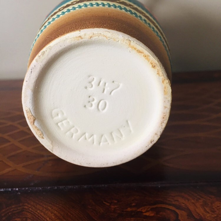 Vintage German Pottery Pitcher . - Etsy