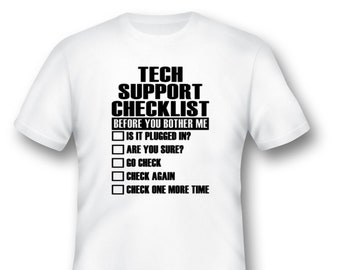 Tech Support Shirt | Etsy