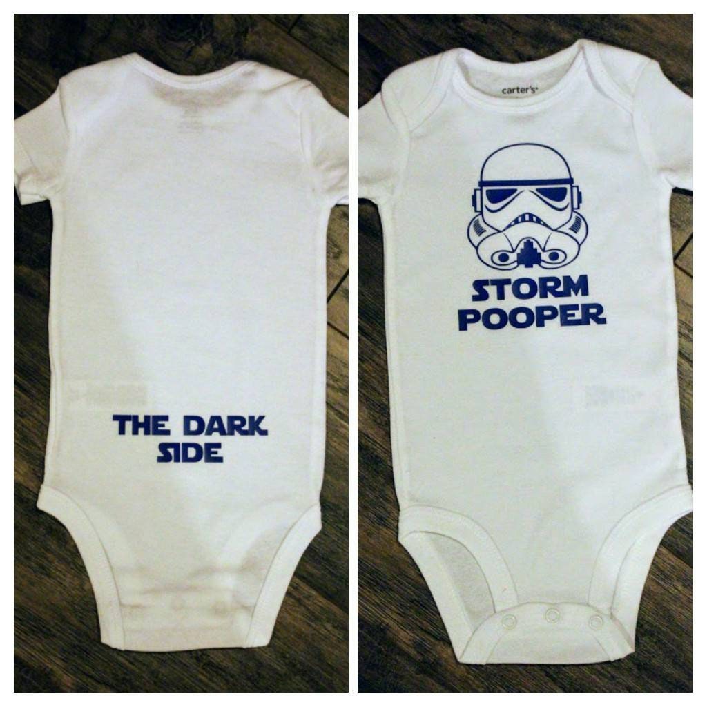Star Wars Storm Pooper-the Dark Side Onesie/bodysuit - Etsy Canada