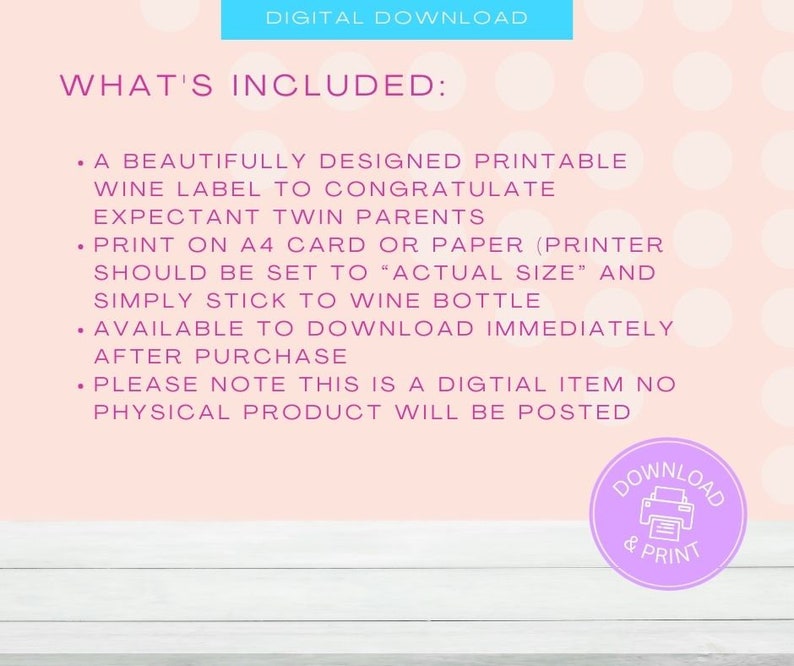 Wine Label Template Twins Baby Shower Editable Wine Labels Printable ...
