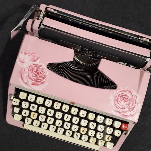 Pink Typewriter - Etsy