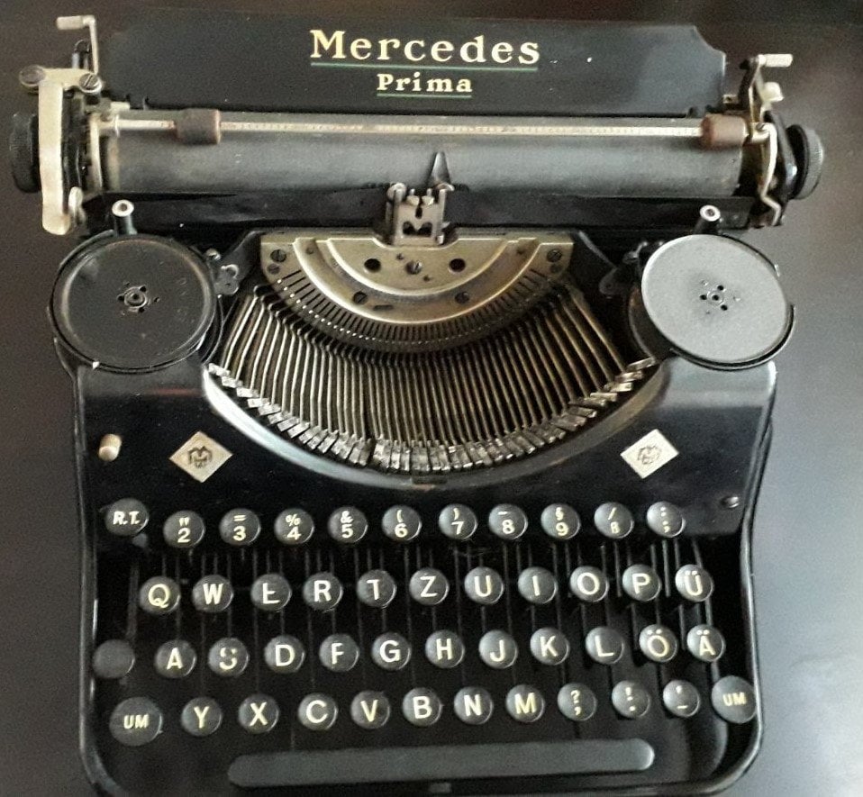Mercedes Prima Typewriter Portable Vintage Working Rare - Etsy