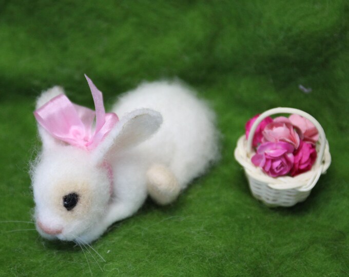 Needle Felted/ Miniature/ Bunny /rabbit /hare/handmade Gift - Etsy