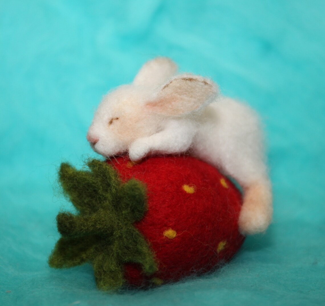 Needle Felted/ Miniature/ Rabbit / Hare/ Bunny/ Handmade Gift - Etsy