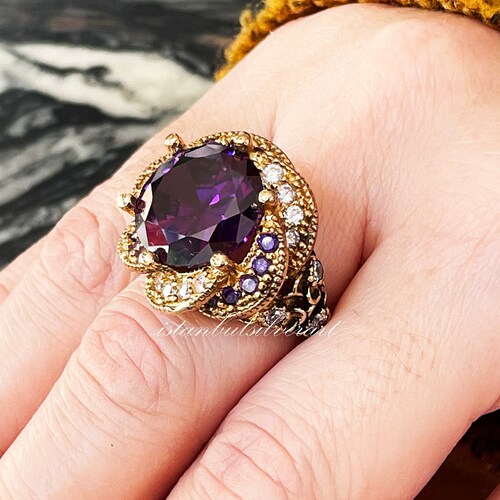 Handmade Ring Women Turkish Handmade Silver Ladies Ring - Etsy