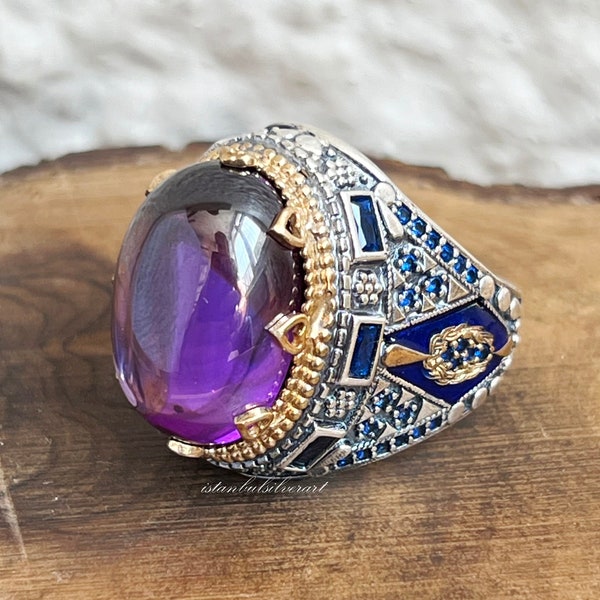 Amethyst Ring - Etsy