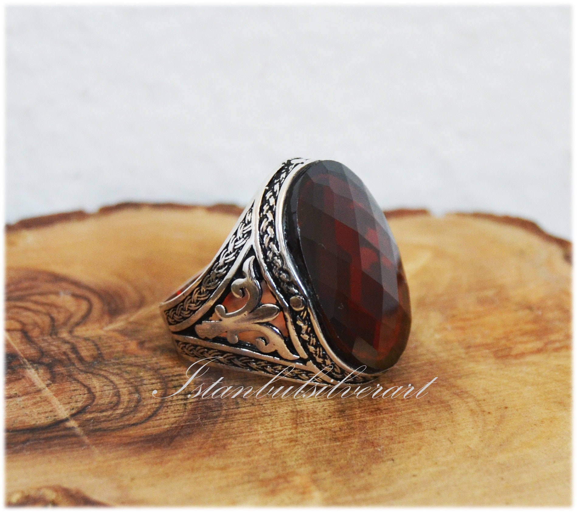 Mens Handmade Ring Turkish Handmade Silver Men Ring Ottoman | Etsy