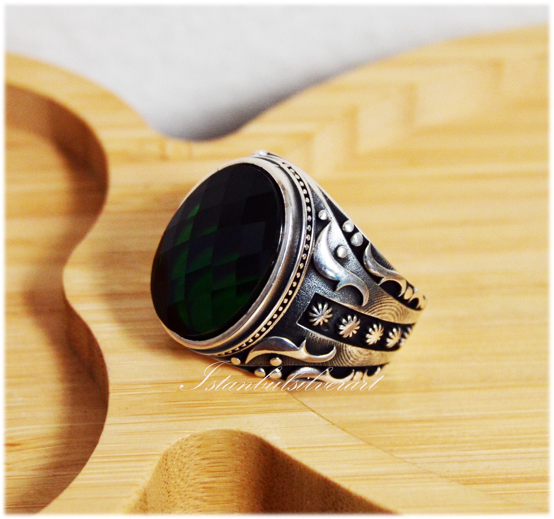 Mens Handmade Ring Turkish Handmade Silver Men Ring Ottoman | Etsy