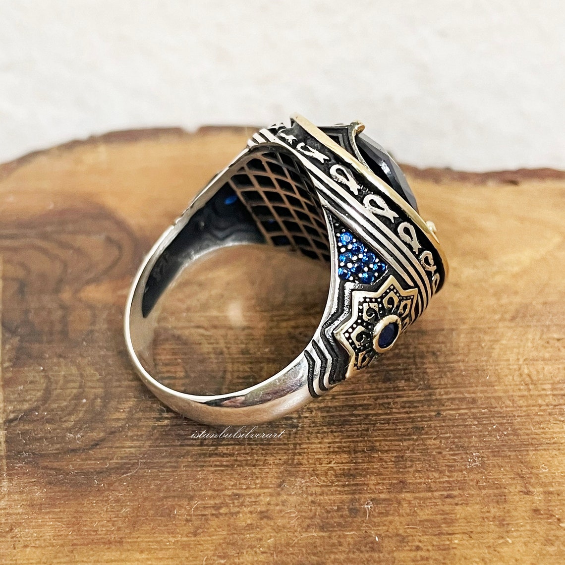 Mens Handmade Ring Turkish Handmade Silver Men Ring Ottoman | Etsy