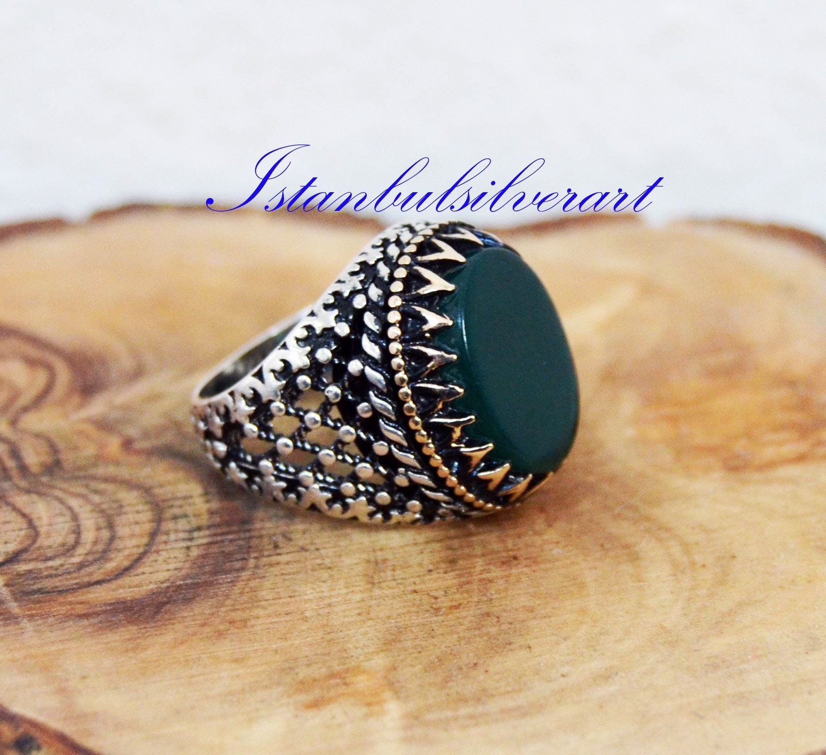 Mens Handmade Ring Turkish Handmade Silver Men Ring Ottoman - Etsy