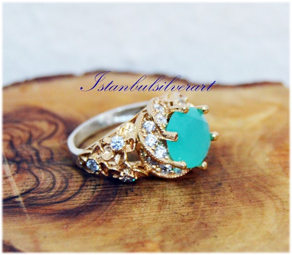 Handmade Ring Women Turkish Handmade Silver Ladies Ring | Etsy