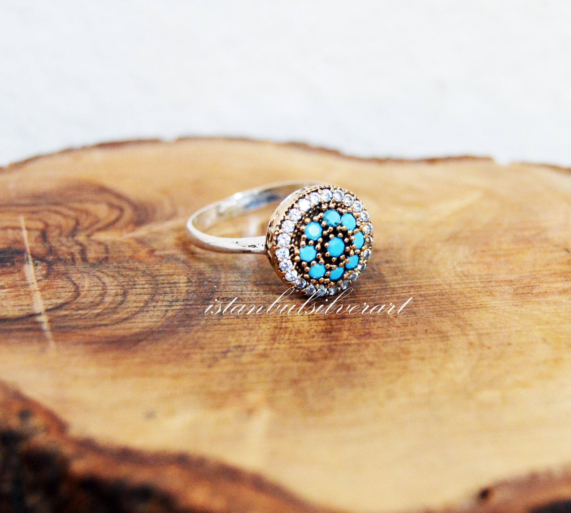 Handmade Ring Women Turkish Handmade Silver Ladies Ring | Etsy