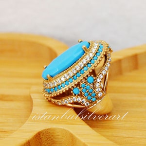 Handmade Ring Women, Turkish Handmade Silver Ladies Ring, Ottoman Ring ...