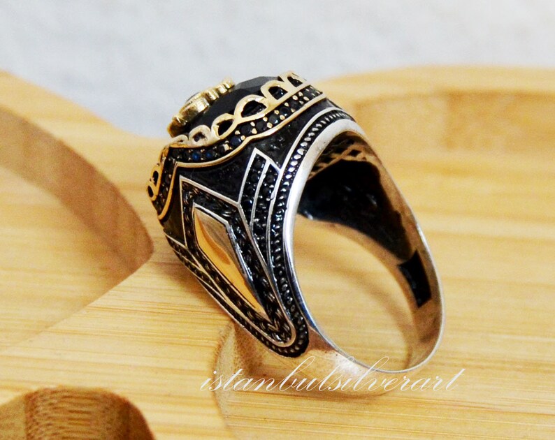 Mens Handmade Ring Turkish Handmade Silver Men Ring Ottoman | Etsy