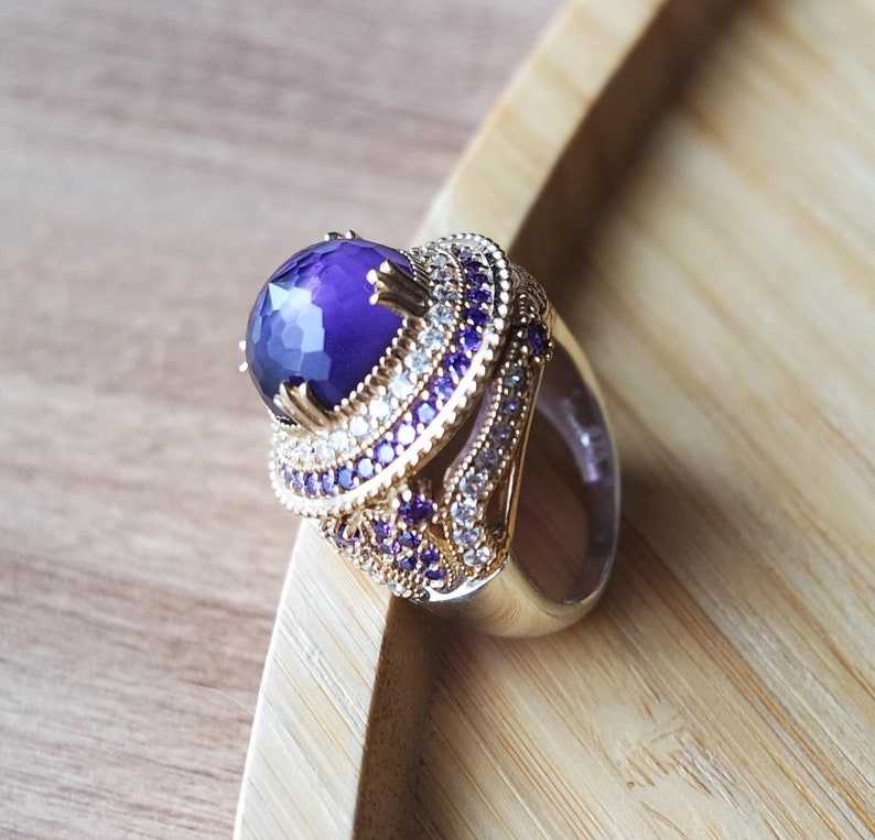 Handmade Ring Women Turkish Handmade Silver Ladies Ring - Etsy