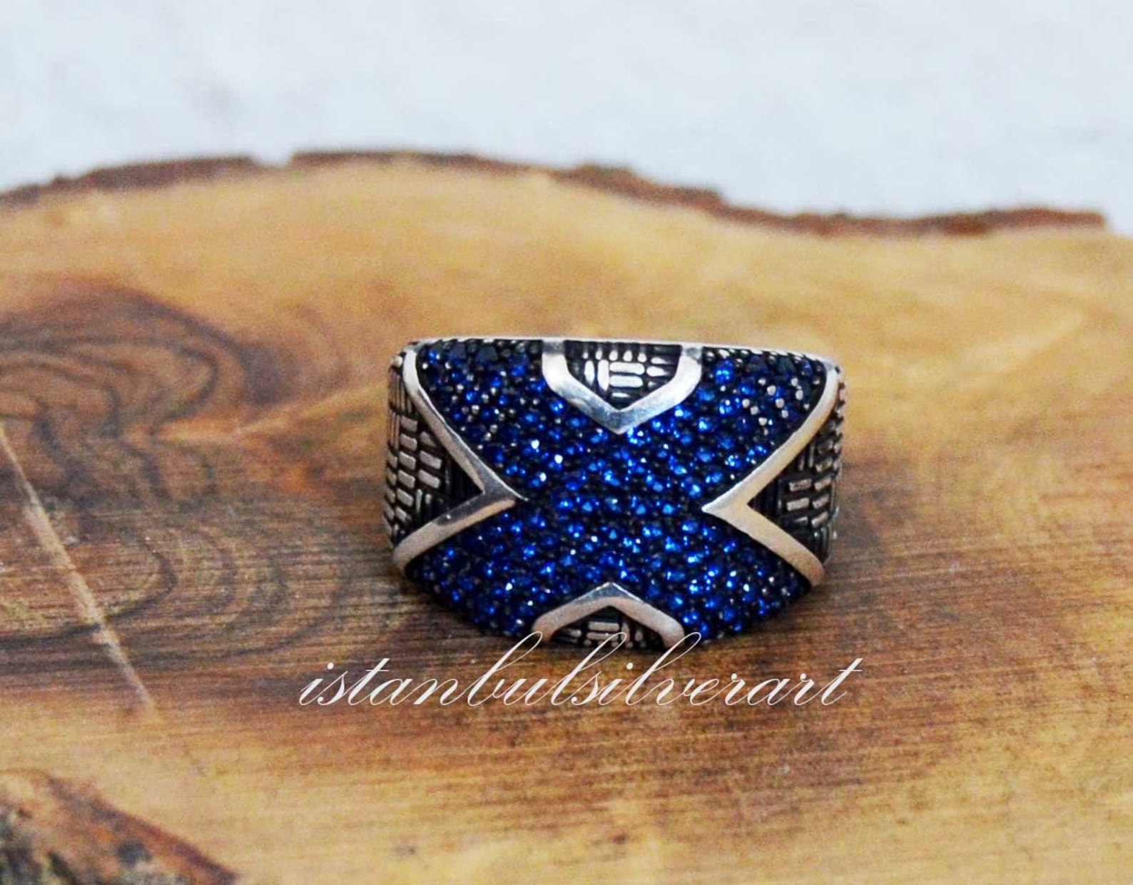 Anillo hecho a mano para hombres Anillo turco de plata hecho - Etsy España