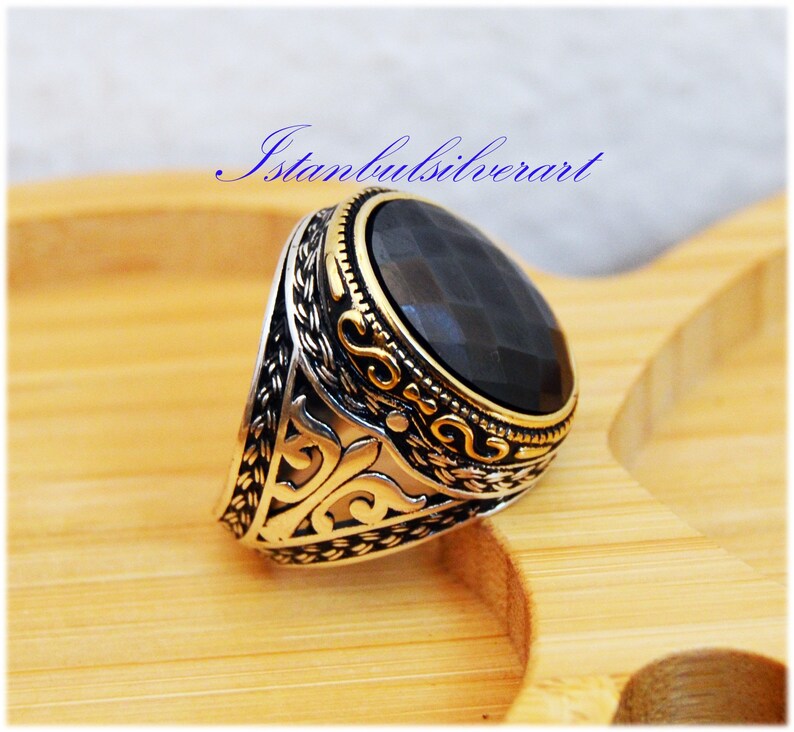 Mens Handmade Ring Turkish Handmade Silver Men Ring Ottoman | Etsy