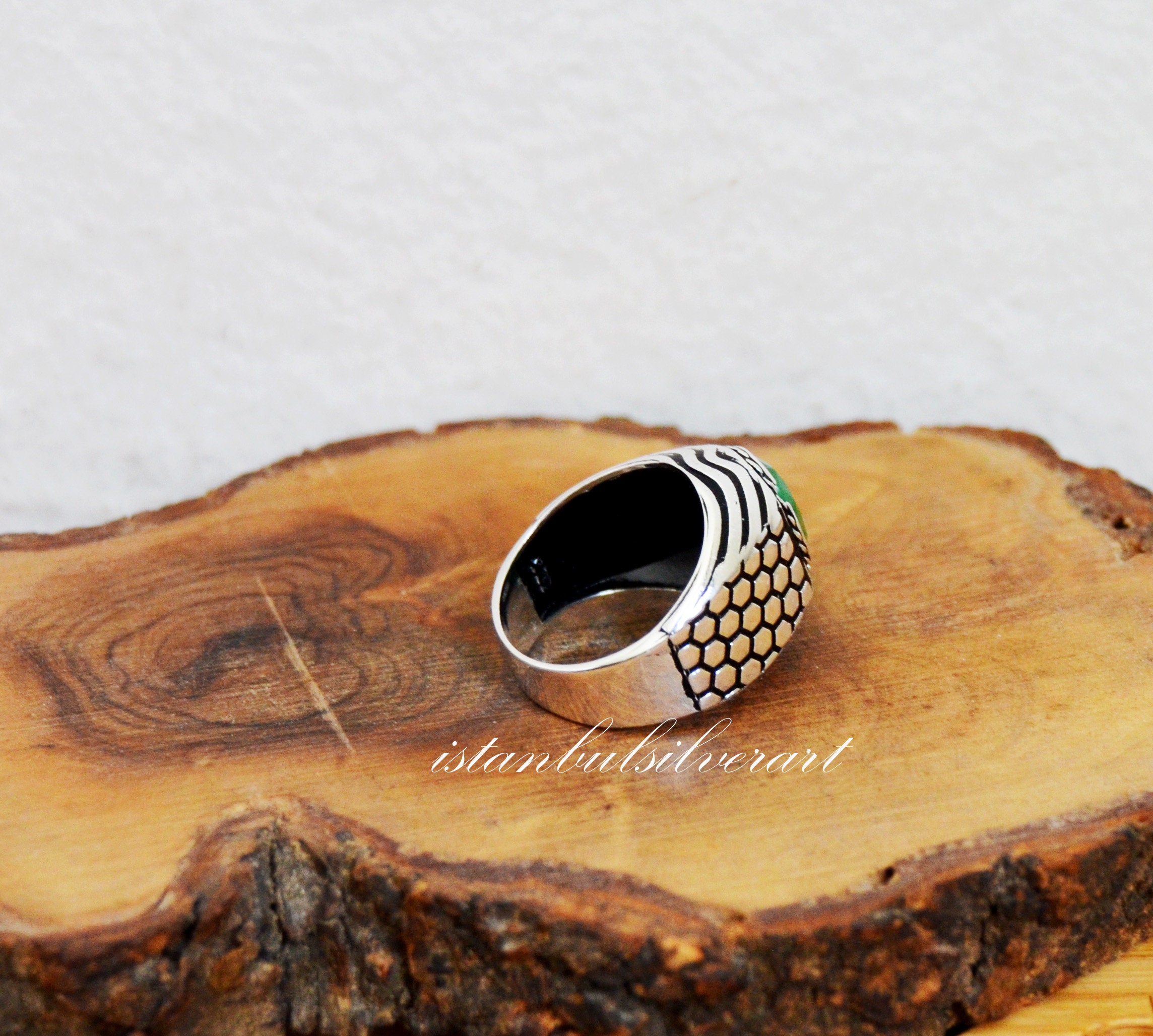 Mens Handmade Ring Turkish Handmade Silver Men Ring Ottoman | Etsy