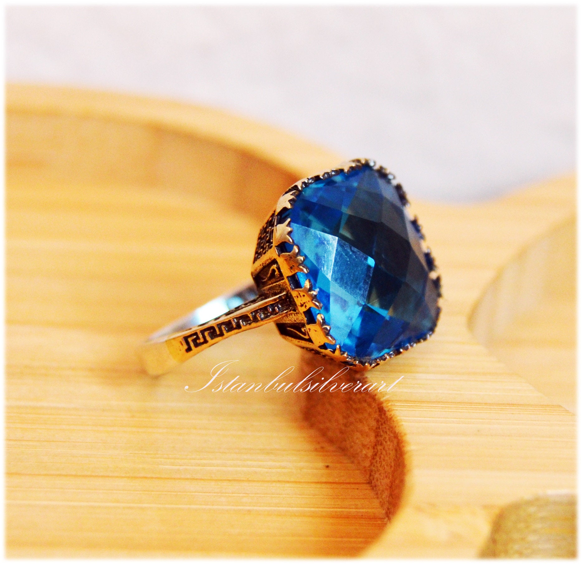 Handmade Ring Women Turkish Handmade Silver Ladies Ring | Etsy