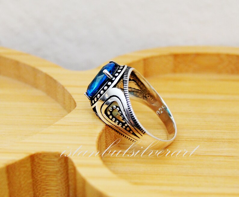 Mens Handmade Ring Turkish Handmade Silver Vintage Men Ring - Etsy