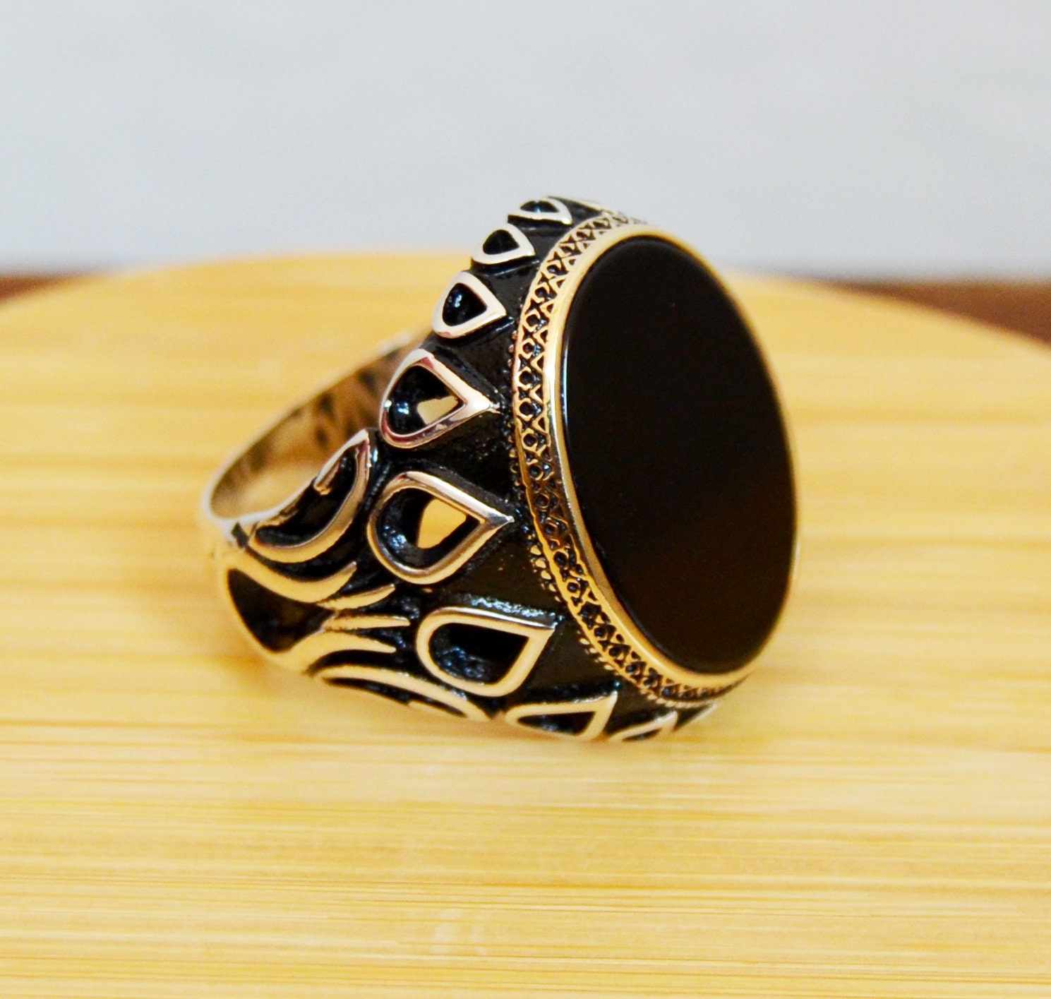 Mens Handmade Ring Turkish Handmade Silver Men Ring Ottoman | Etsy