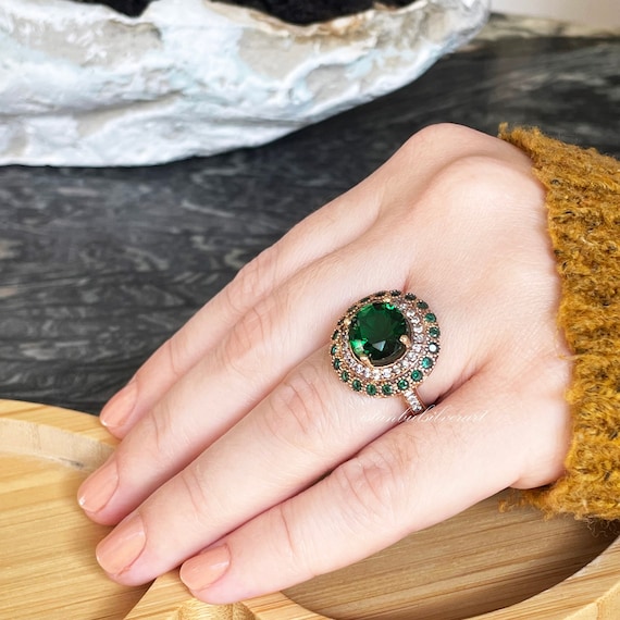 Handmade Ring Women Turkish Handmade Silver Ladies Ring | Etsy