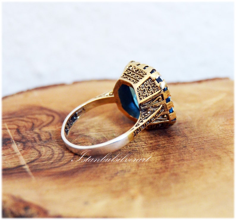 Handmade Ring Women Turkish Handmade Silver Ladies Ring | Etsy